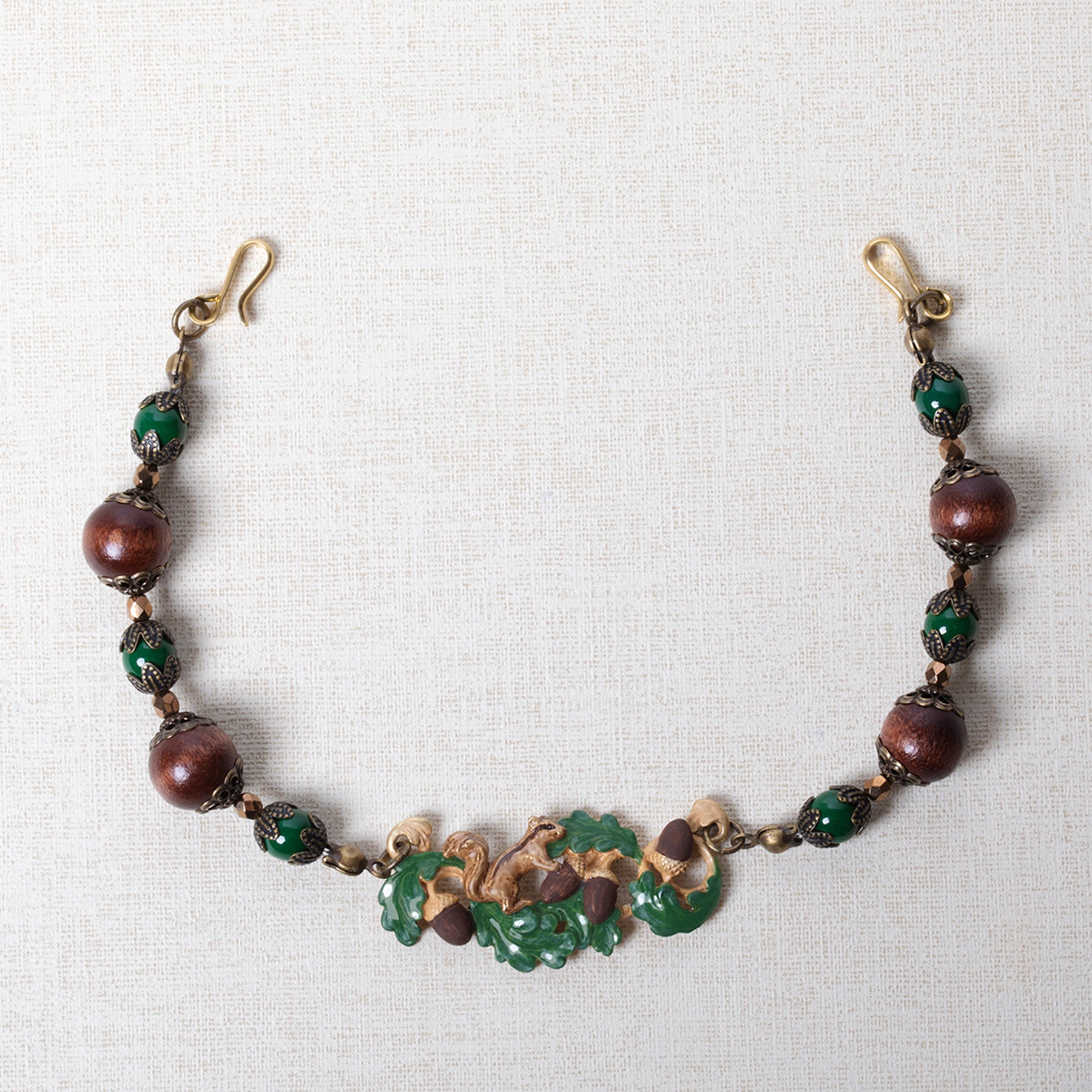 羽織紐 数-SUU- デビットホープの森 リス 日本製 ハンドメイド【取り寄せ品】（5437606200） - utatane[公式通販]